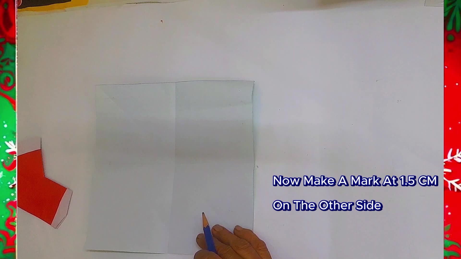 How to Make a Christmas Stocking with Paper | Easy Holiday Origami Craft