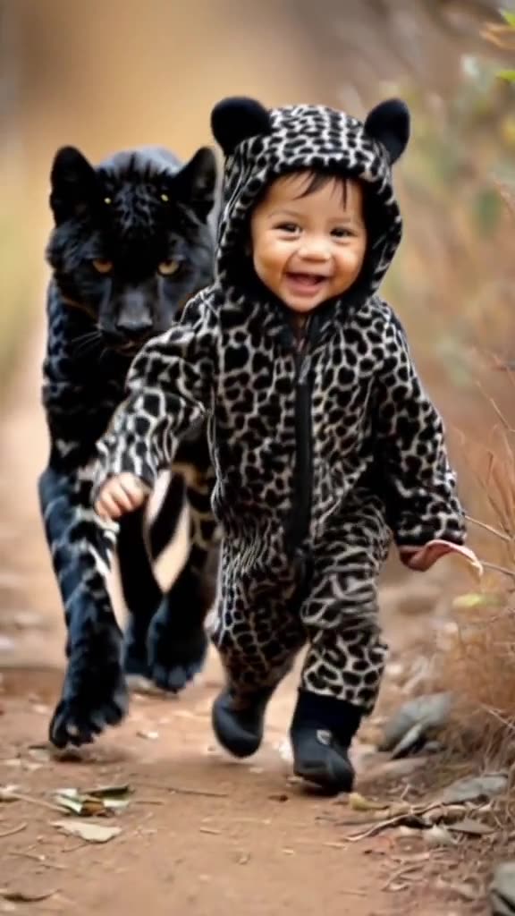 "Adorable Babies Riding Wild Animals 🐘🦁🐒 | Cutest Jungle Adventure Ever!"