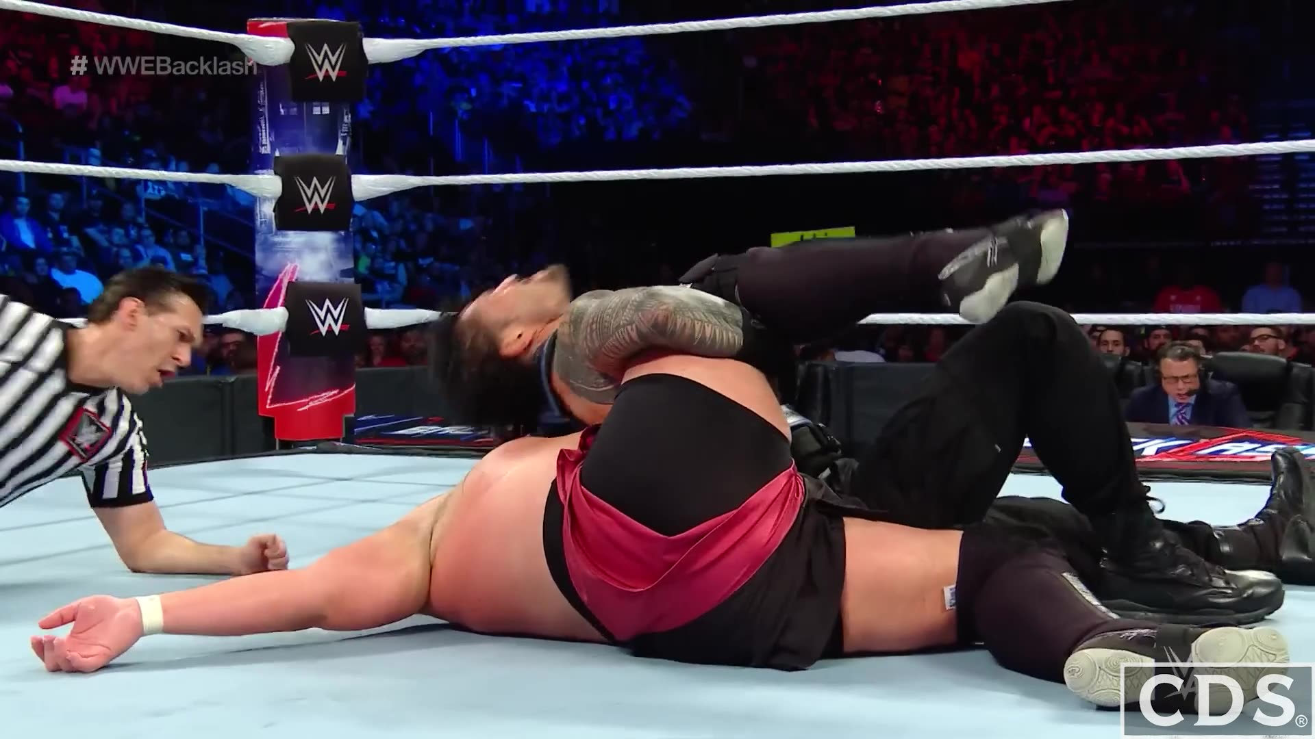 Roman Reigns vs Samoa Joe Backlash 2018 Highlights