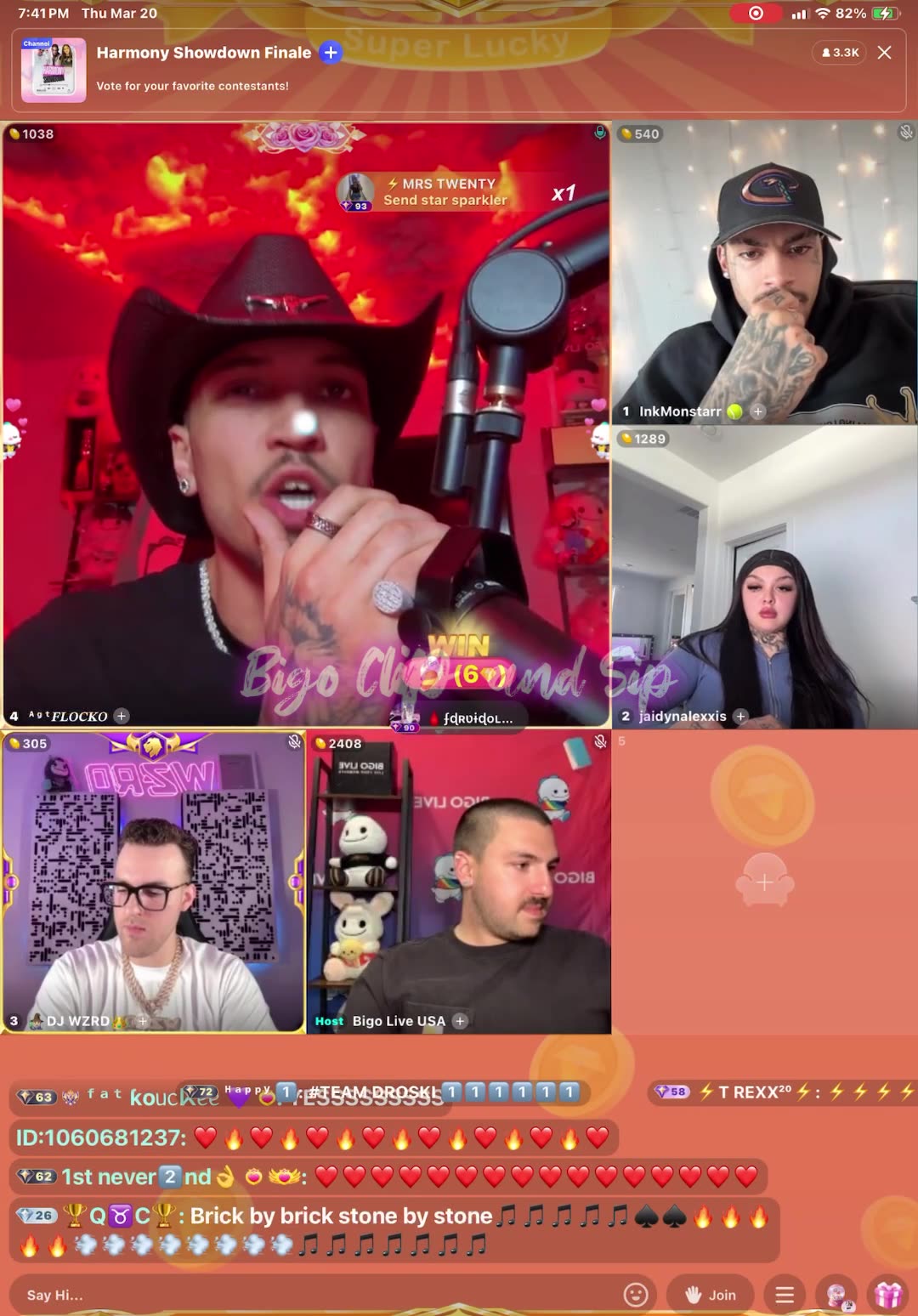 Flocko performs for the celebrity judges on Harmony Showdown 3/20/25 # ...