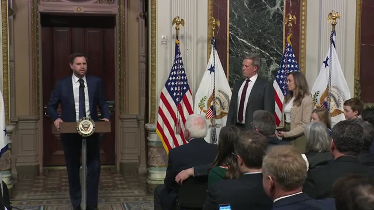 Vice President JD Vance Swears In Secretary of the Army