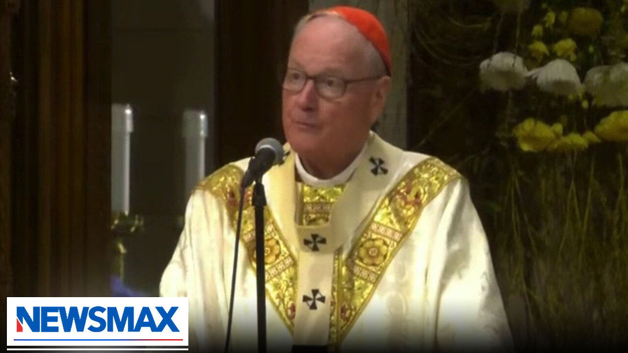 Cardinal Dolan presides over mass for repose of soul of Pope Francis