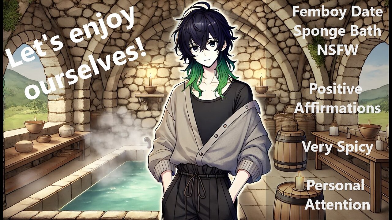 [ASMR] Date With Femboy Boyfriend Turns Into Spicy Sponge Bath (NSFW ...