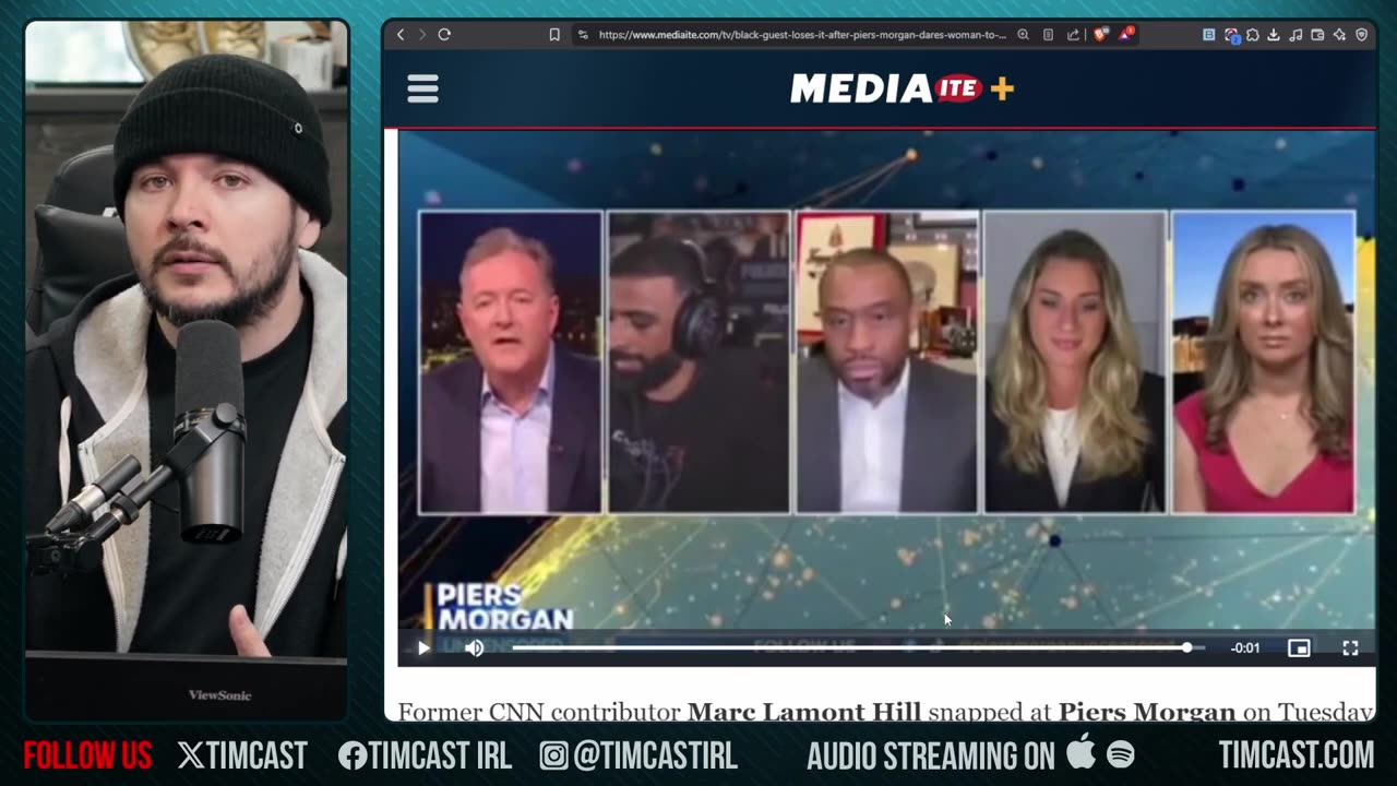 Piers Morgan Panel BLOWS UP After Piers Tells Woman TO SAY SLUR On Show ...