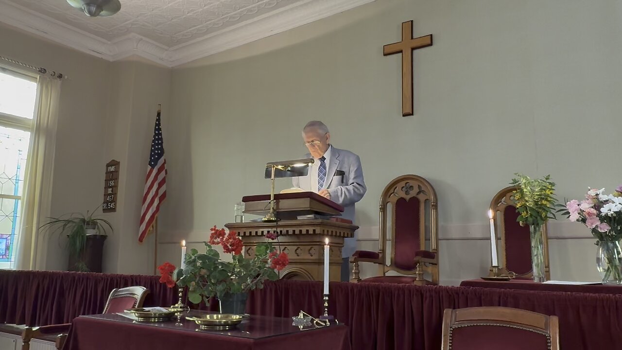 Sunday Sermon, Pastor Jay D. Hobson, Cushman Union Church, June 8, 2025