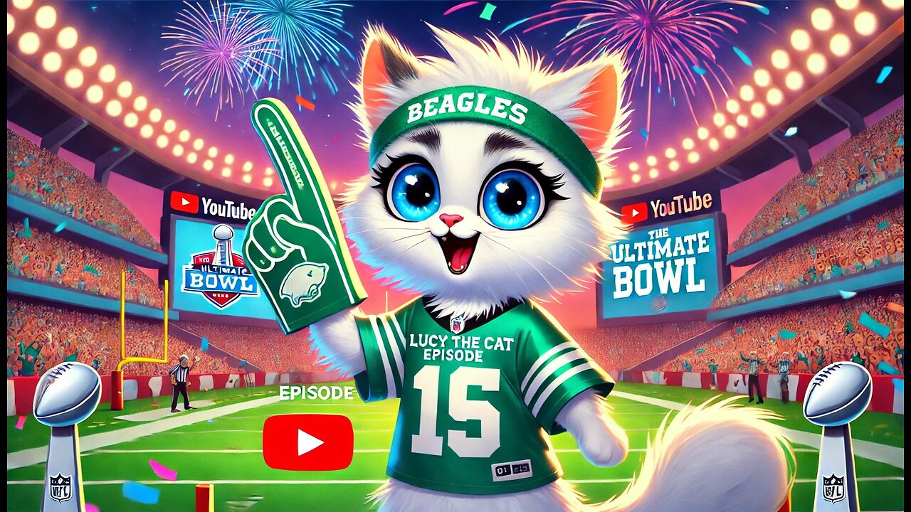 Lucy the Cat-Ep.16 | The Ultimate Bowl: Philadelphia Beagles vs. Kansas ...