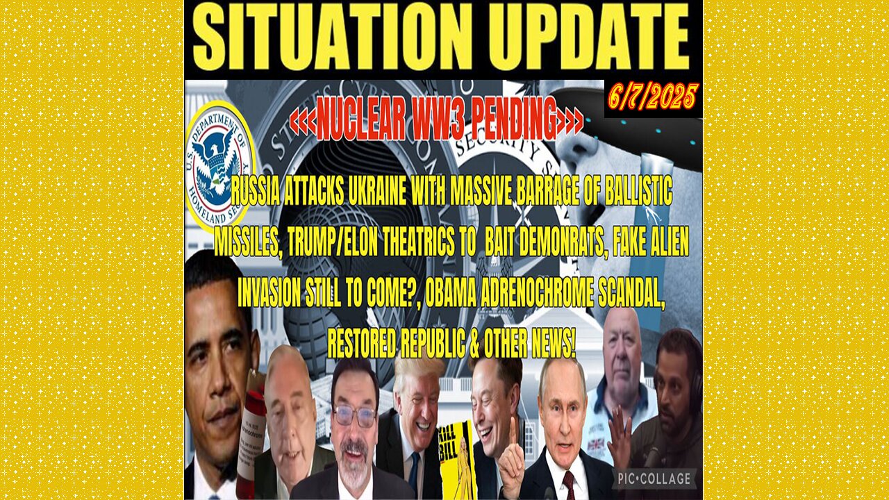 SITUATION UPDATE 6/7/25 - Russia Attacks Ukrainen With Massive Barrage ...