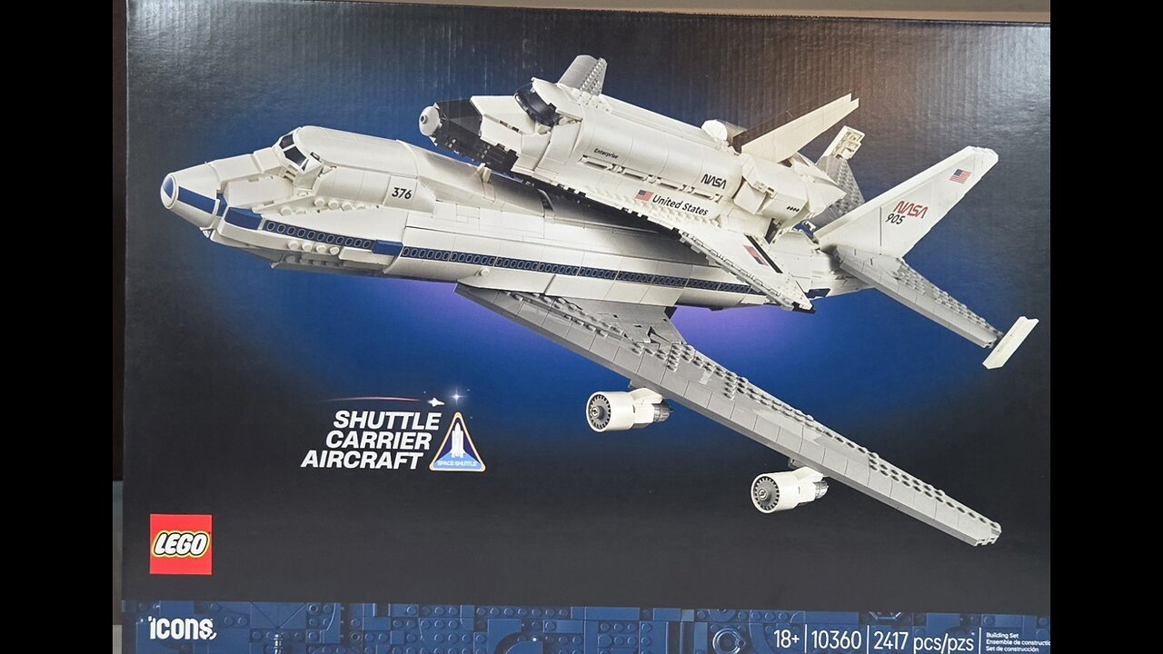 Unboxing & Building Lego 10360 Shuttle Carrier Aircraft-Part 3