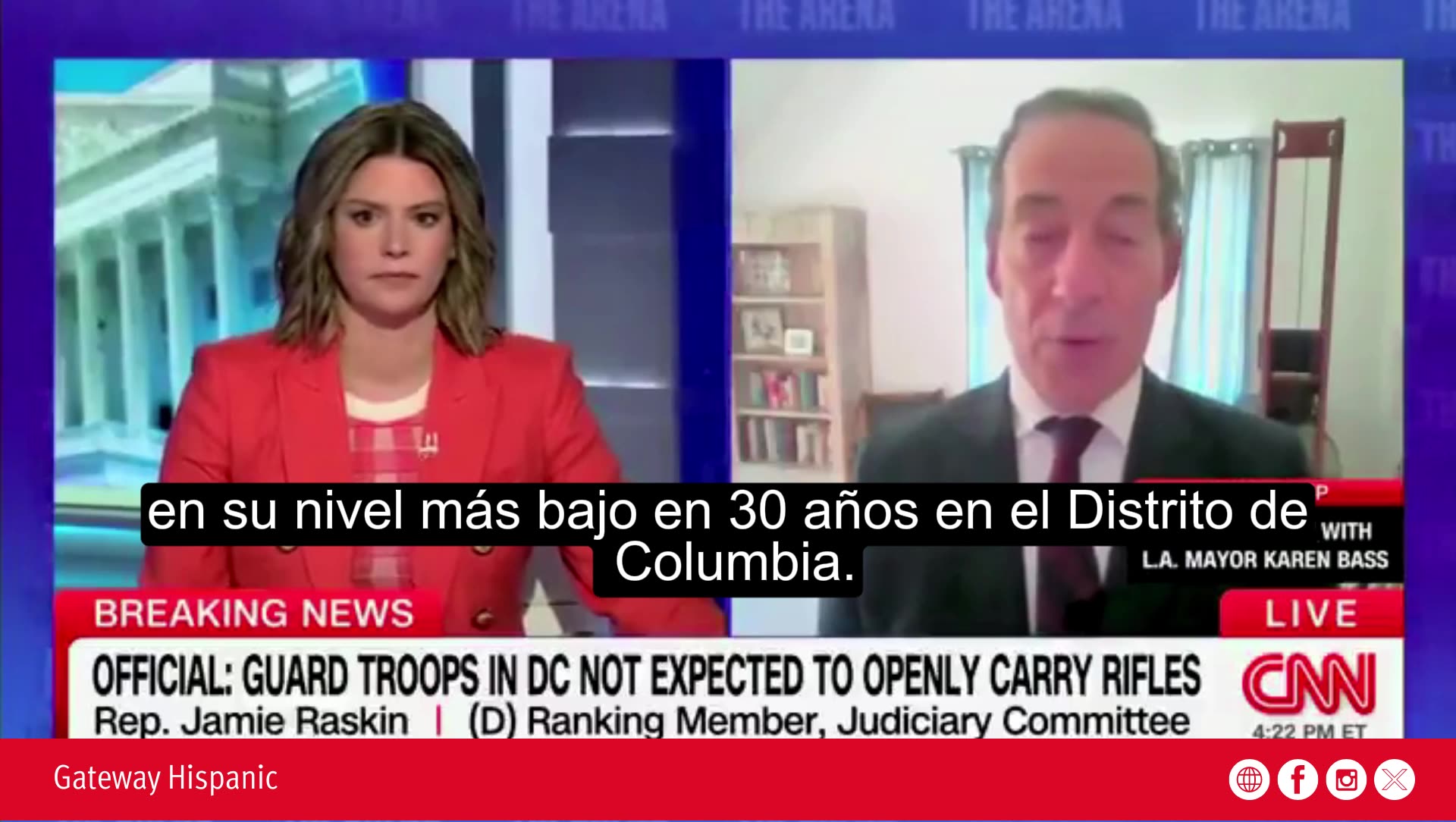 Jamie Raskin: Crime in DC is not a real emergency