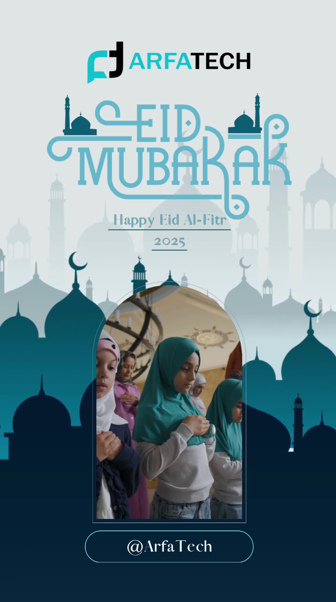 🌙 Eid ul Fitr Mubarak! 🎉 Wishing You Joy & Blessings | Arfa Tech