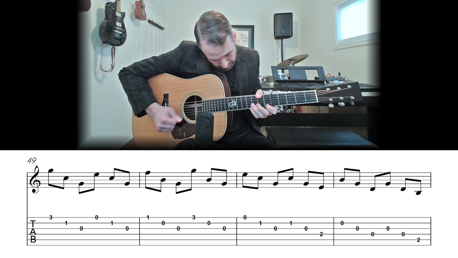 The Streets of Laredo - Crosspicking Guitar Lesson (Sheet Music + TAB)