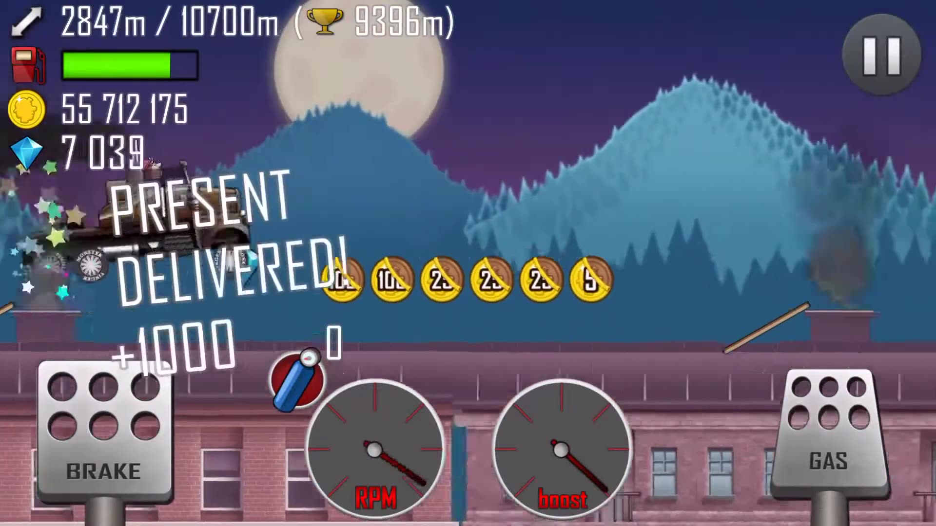 Hill Climb Racing, Moonlander, Ragnarok, 20024m, Part 3 3