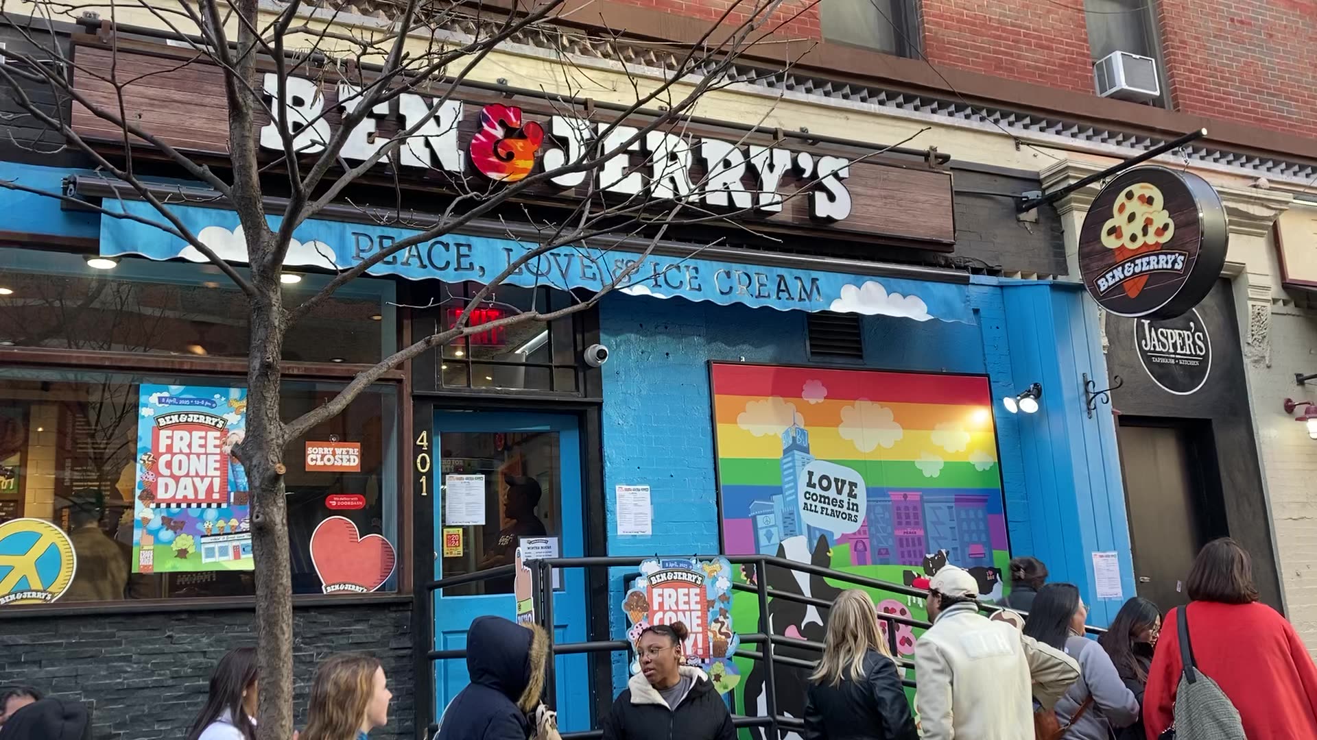 Free Ice Cream Cone Day (Hell’s Kitchen Ben & Jerry’s)
