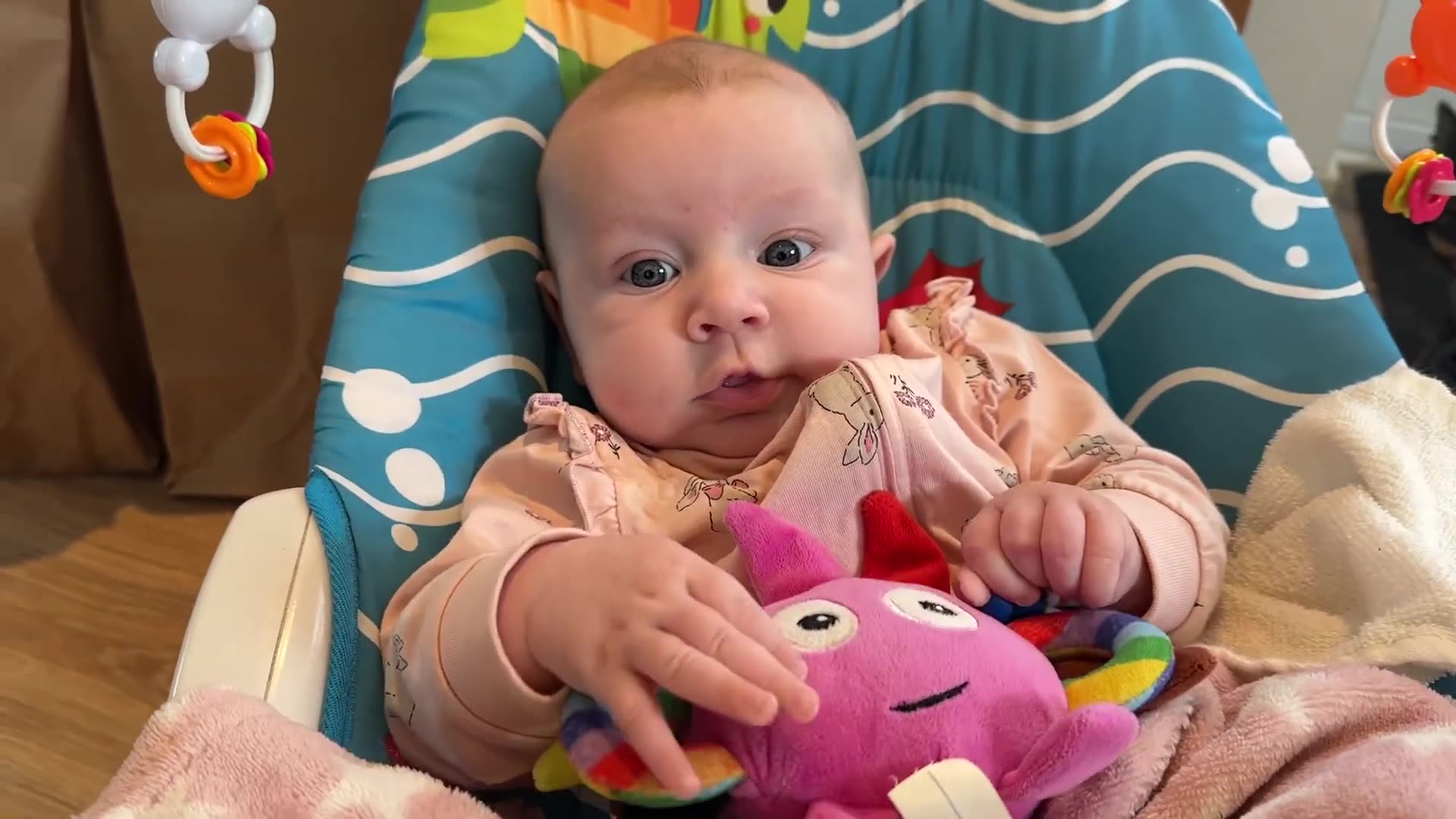 Baby Kayla Day 98 – Playtime With My Favorite Toy Diddi! 🧸💕