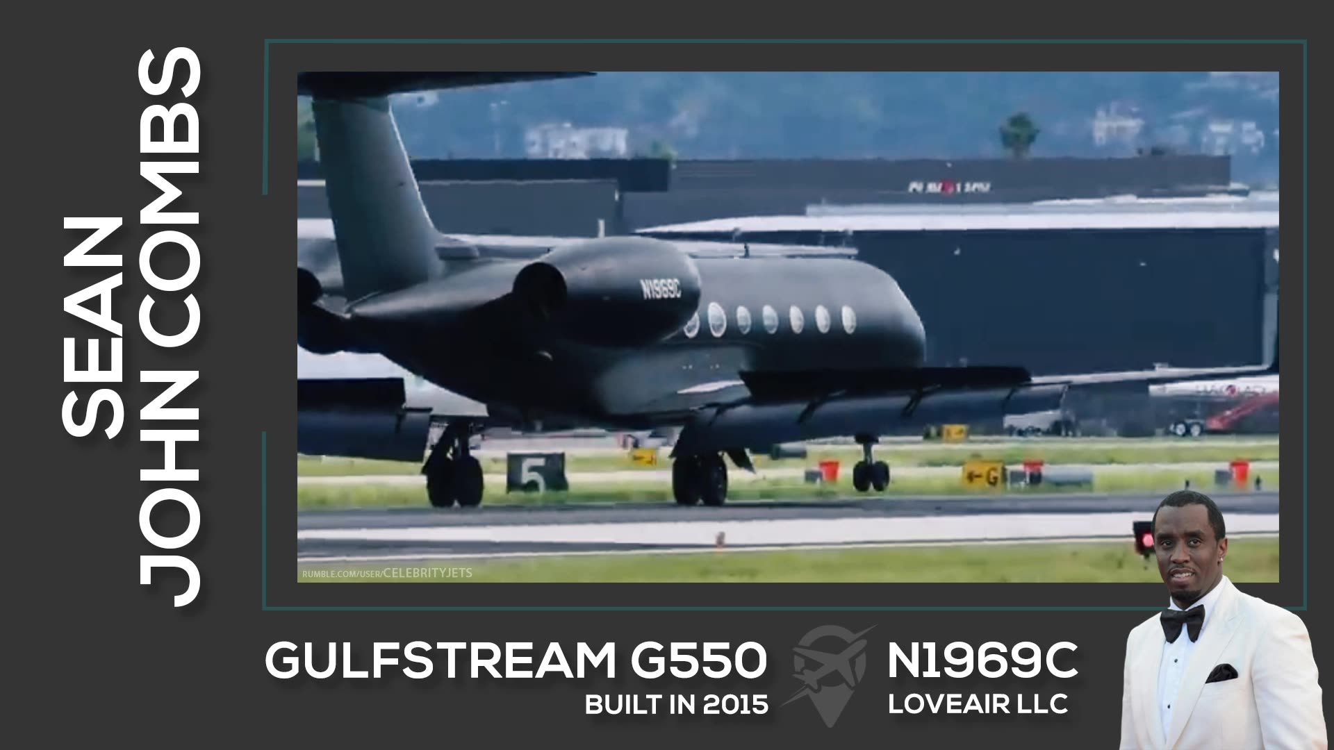 Diddy Private Jet Gulfstream G550