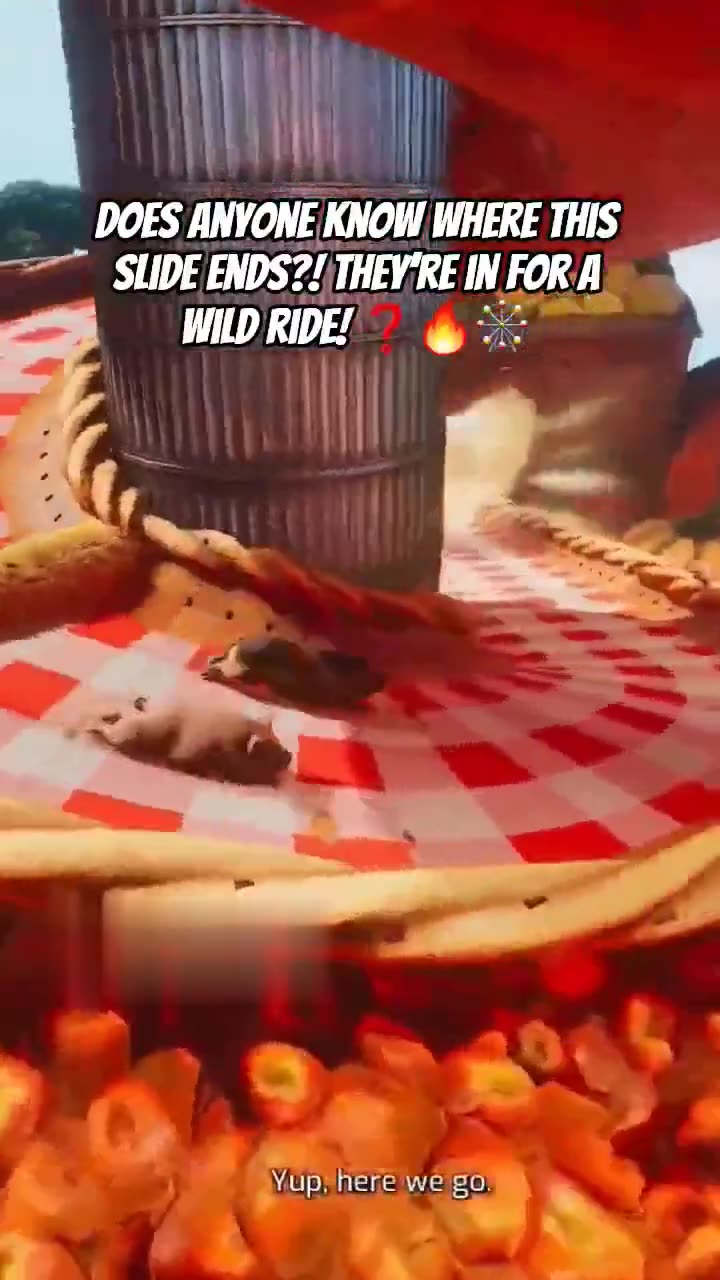 Zoe and Mio Turn Into Pigs and Go Down a Wild Slide! Can They Survive ...