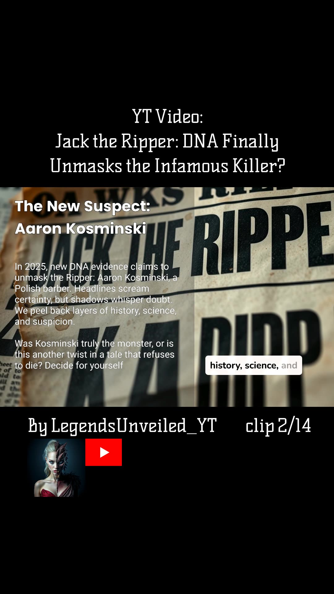 MYSTERY SOLVED: RIPPER DNA FOUND