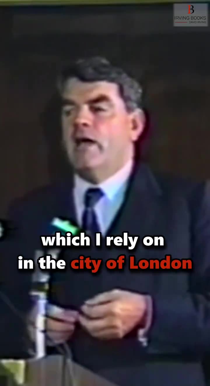 David Irving on Winston Churchill’s links to organized jewry