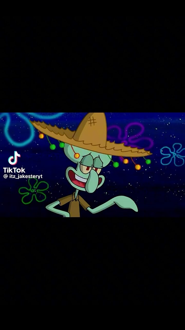 Squidward attack by a sea