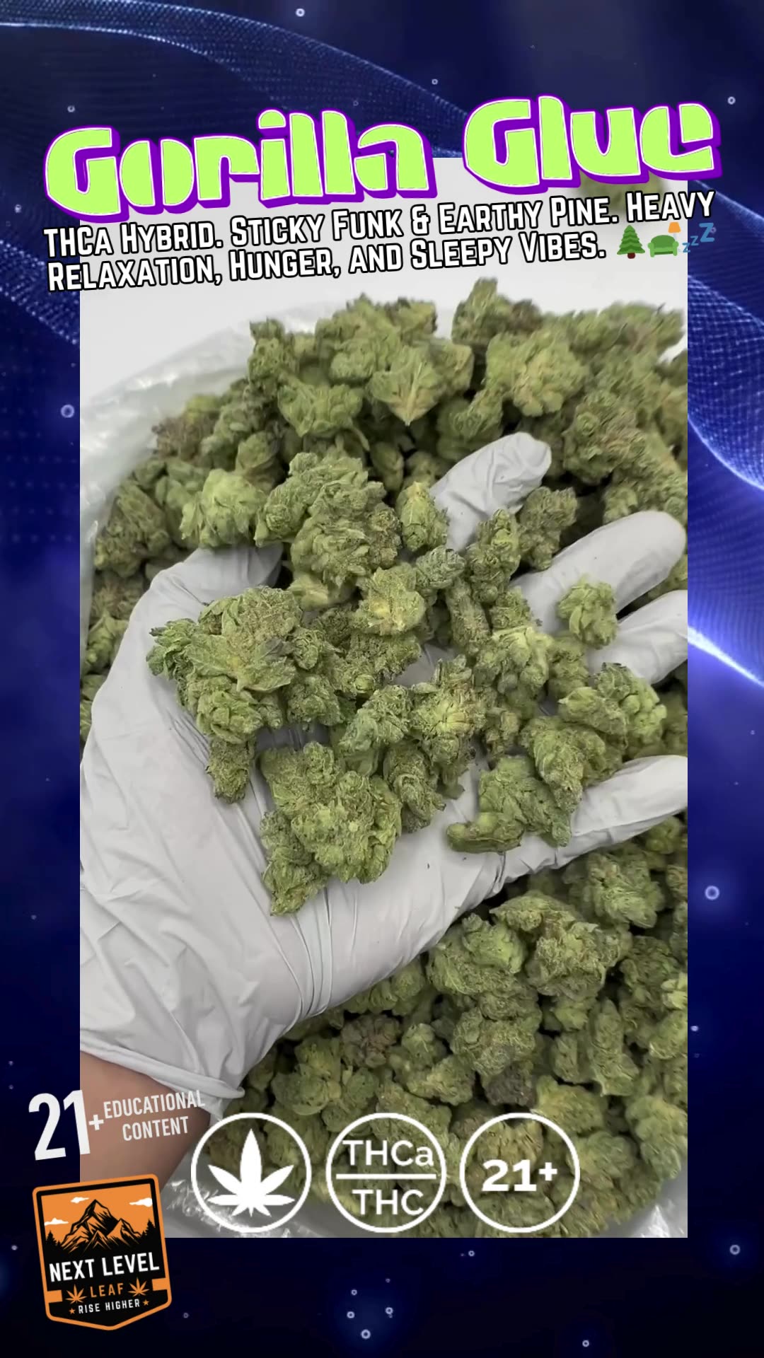 Gorilla Glue THCa Flower | Hybrid | Pine-Funk Diesel | Couch-Lock ...