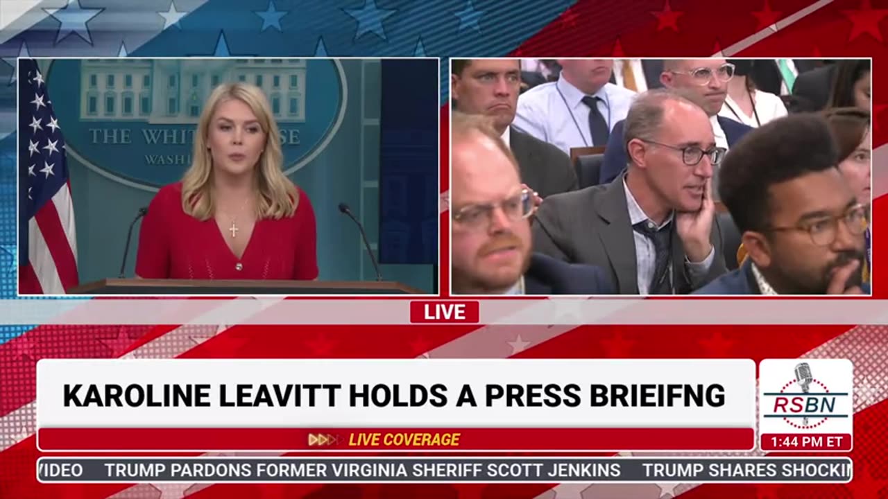 RSBN White House Press Secretary Karoline Leavitt Holds a Press ...
