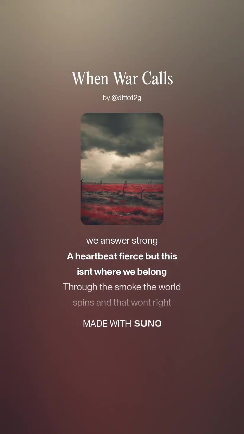 When War Calls We Answer(ALT version)