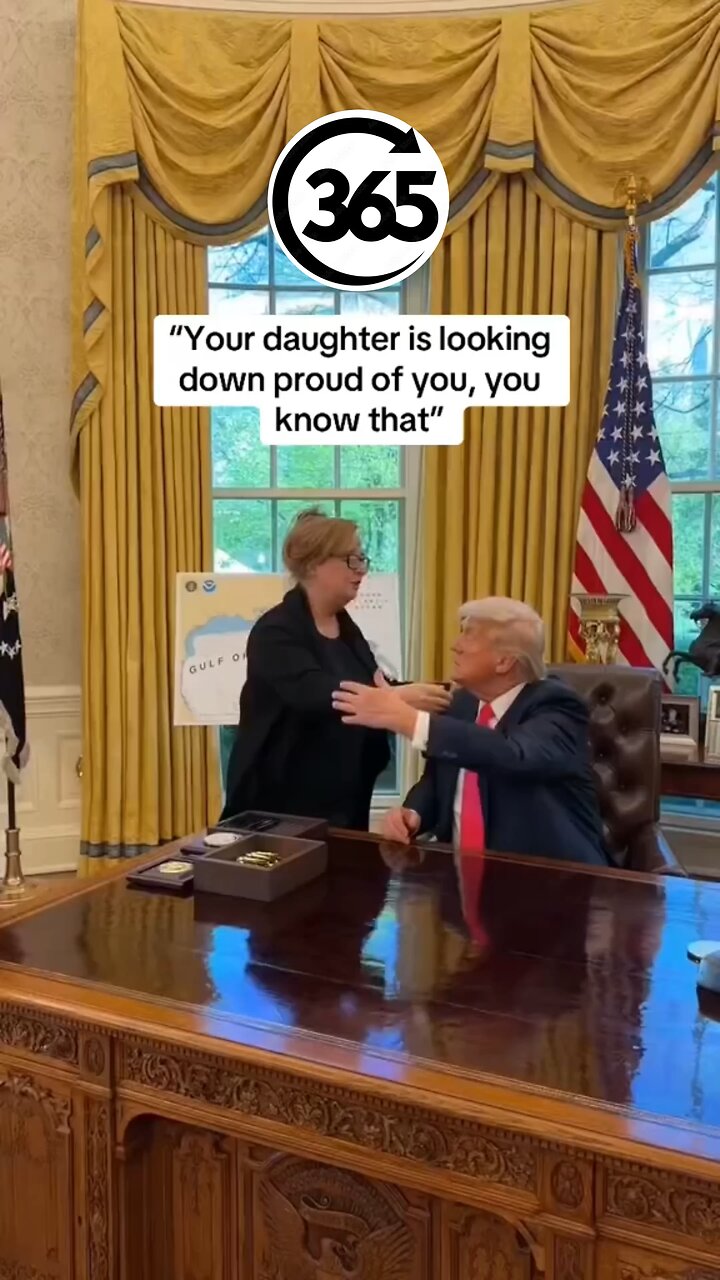 President Donald J Trump and Patty Morin