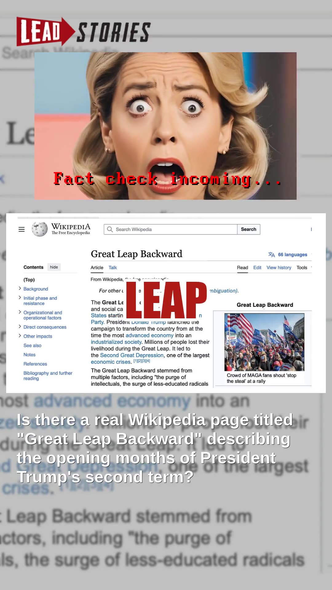 Fact Check: Fake Wikipedia Screenshot Of 'Great Leap Backward' Article ...