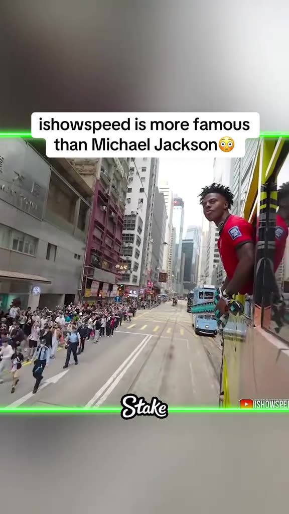 ishowspeed is more famous than Michael Jackson😳 #Speed #ishowspeed