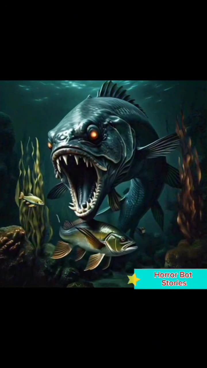 How to Monster fish eat fish 🐟 😱||#ai #shortsfeed #horror #viralshort # ...