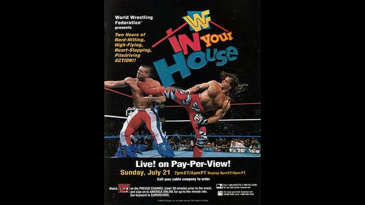 WWF IN YOUR HOUSE 9: INTERNATIONAL INCIDENT + preshow Jul 21 1996 GM ...