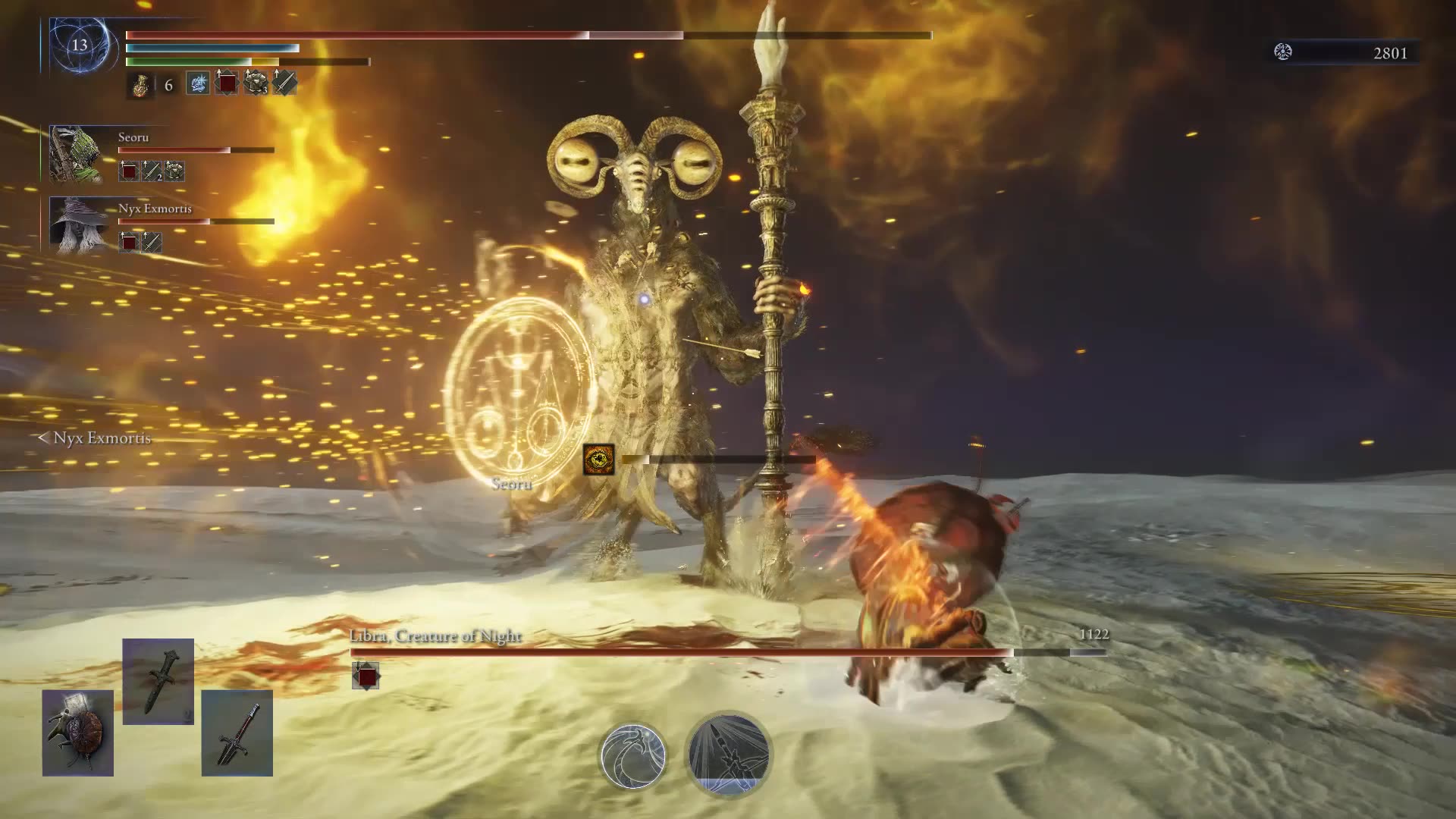 Elden Ring Nightreign Taking On Libra
