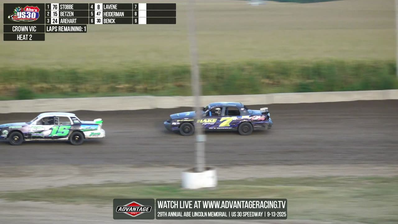 29th Abe Lincoln Memorial | US 30 Speedway | LIVE Look-In | 9-13-2025