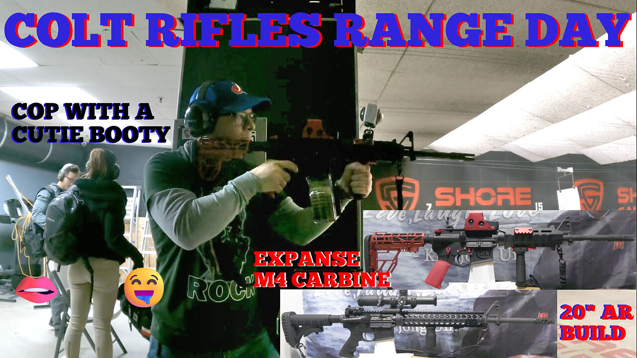 COLT AR RIFLES : EXPANSE M4 CARBINE + 20" AR BUILD : PRETTY POLICE LADY ...