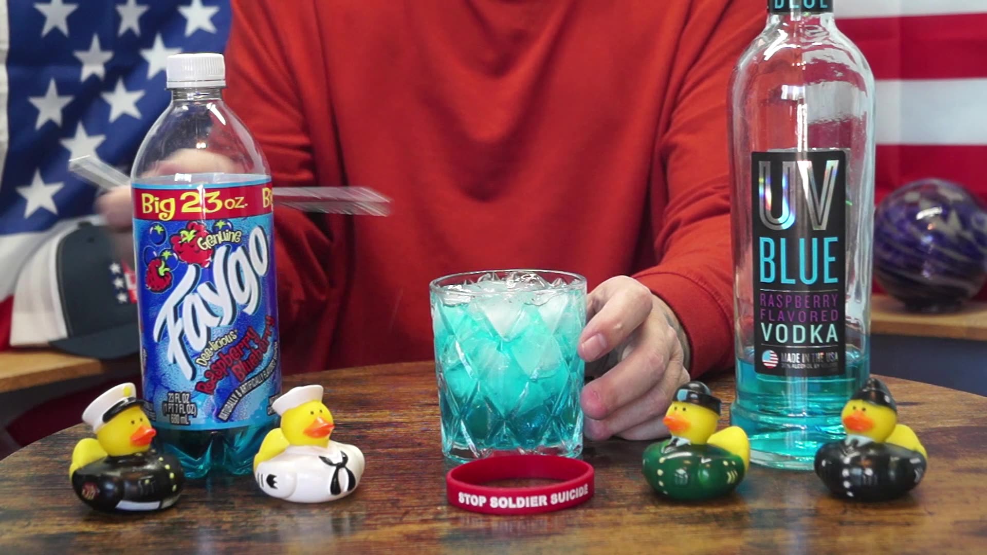Patrick Flournoy - UV Blue Raspberry Vodka & Faygo Raspberry ...