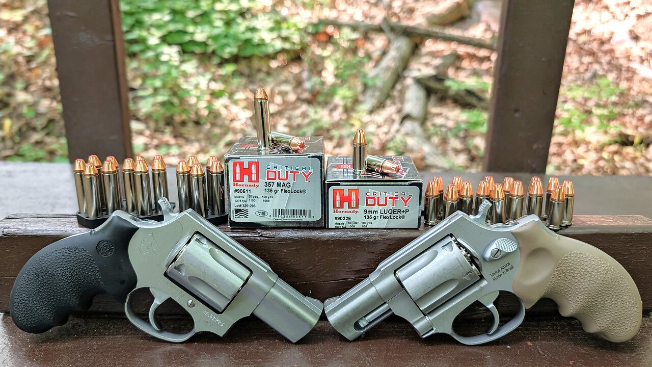 Is a 9mm Snub Nose Revolver Worth it VS a .357 Mag Snub? Hornady ...