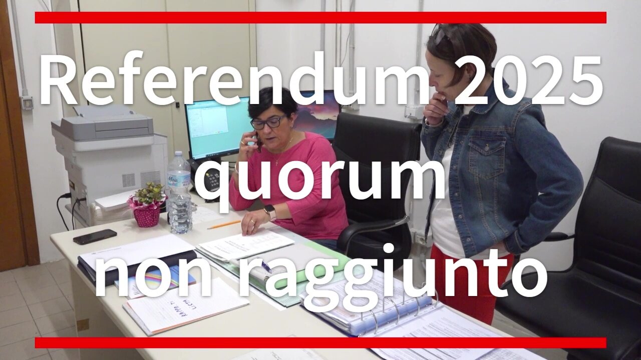 Referendum 2025 quorum non raggiunto