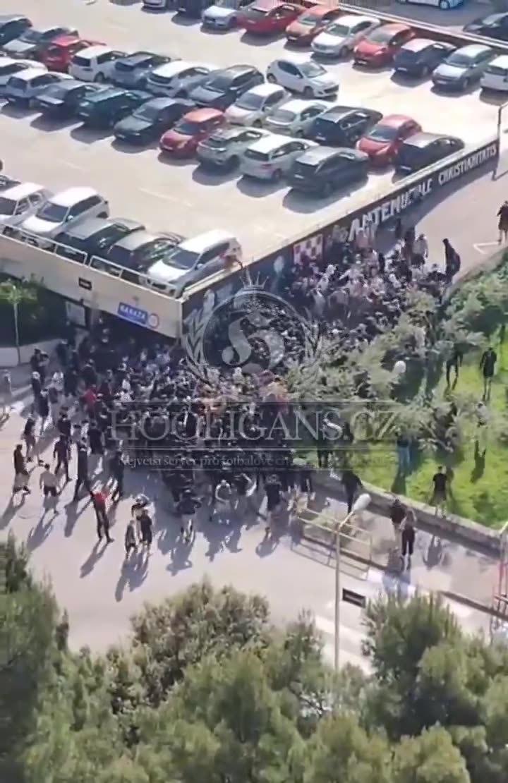 Torcida (Hajduk) vs BBB (Dinamo Zagreb) in Split