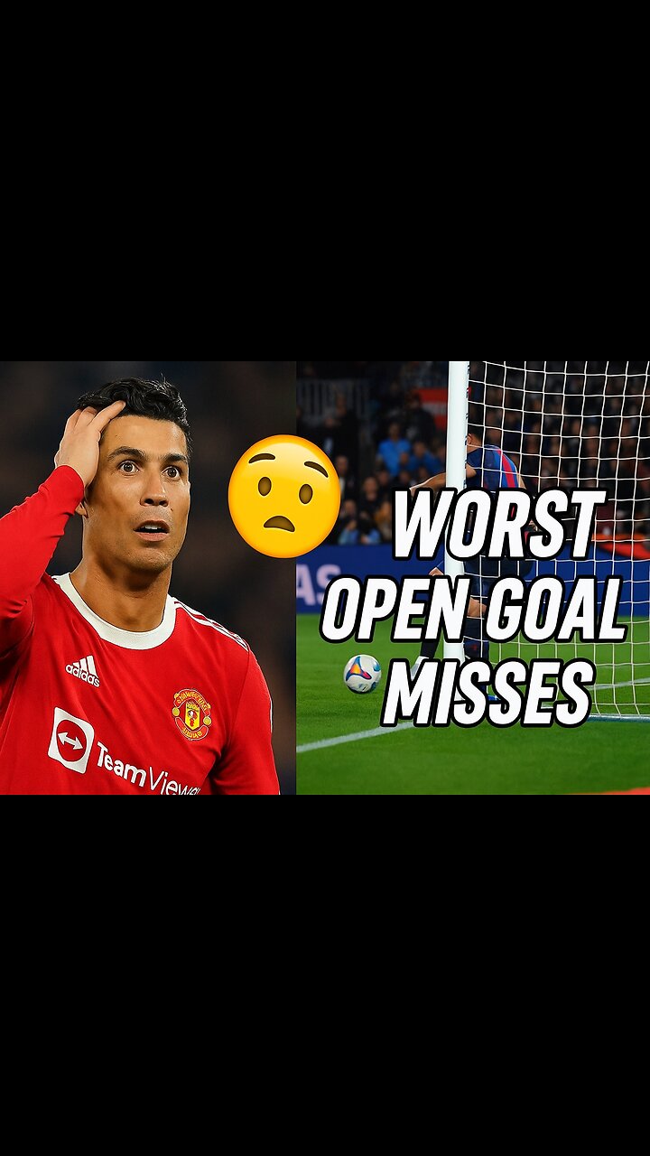Worst Open Goal Misses Ever! 😳#shorts #football #viralvideo