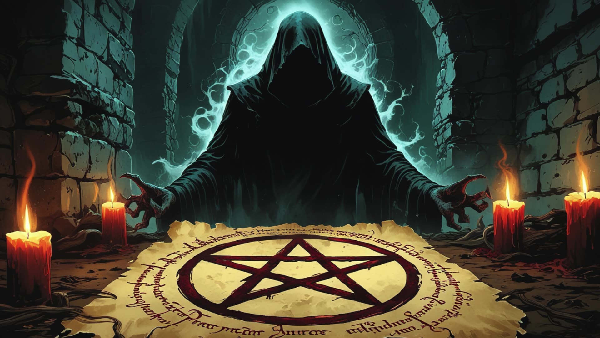 The Pentagram's Call | Dark Horror Background Music 🎶 (No Copyright)