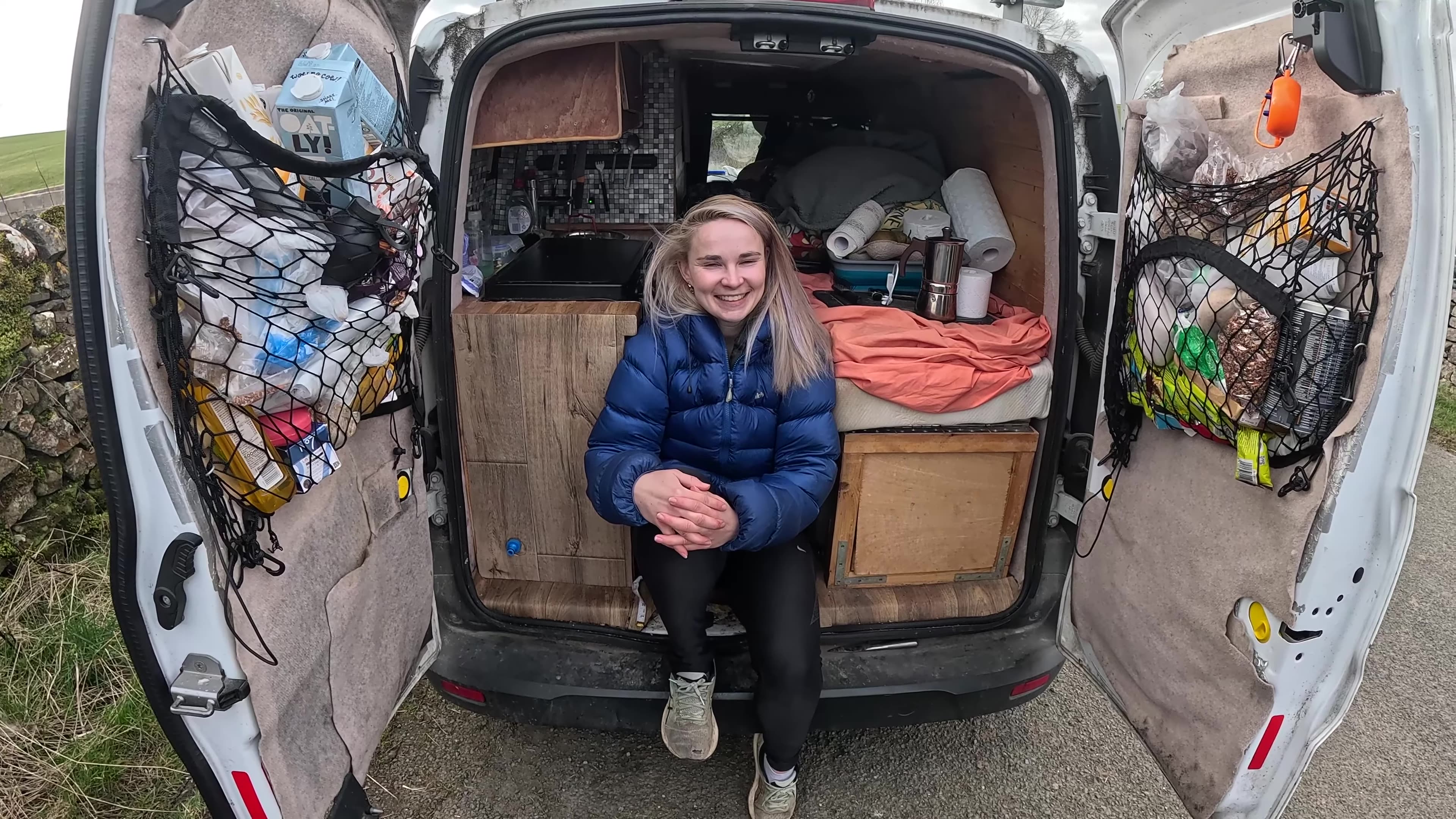 Solo Female Van Life at 30 | Feral Digital Nomad | Ford Tiny Van Tour