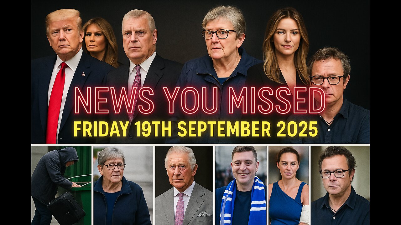 NEWS U MISSED! WITH PAUL BROOKER & DREW DEMI FRIDAY 19TH SEPTEMBER 2025