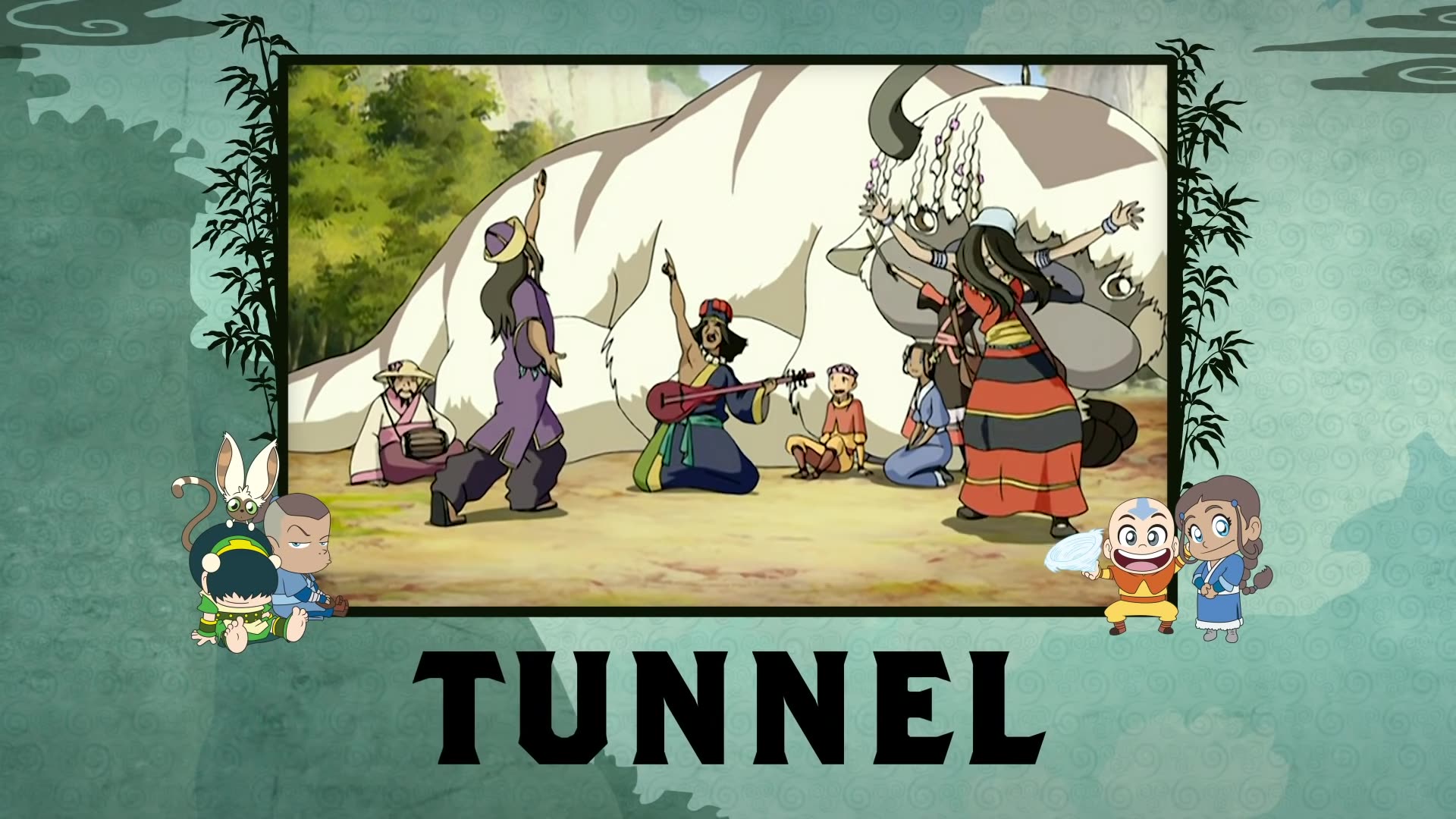 Sokka's SECRET TUNNEL Song Sing-Along Full Scene Avatar: The Last Airbender