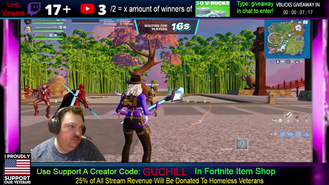 Fortnite Giveaway 50 Vbucks to Several Winners Every 60 Minutes