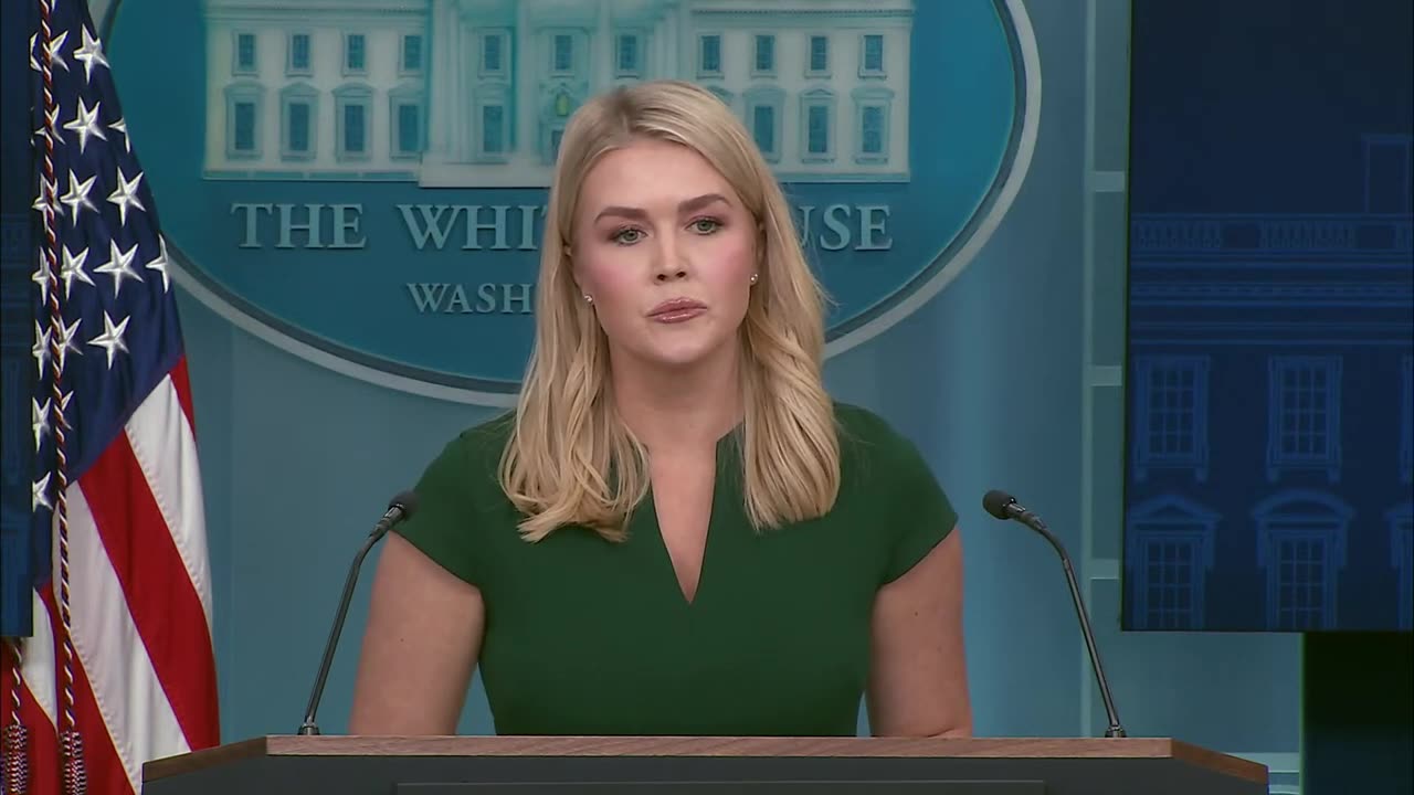 Press Secretary Karoline Leavitt Briefs Members Of The Media Mar 17 2025