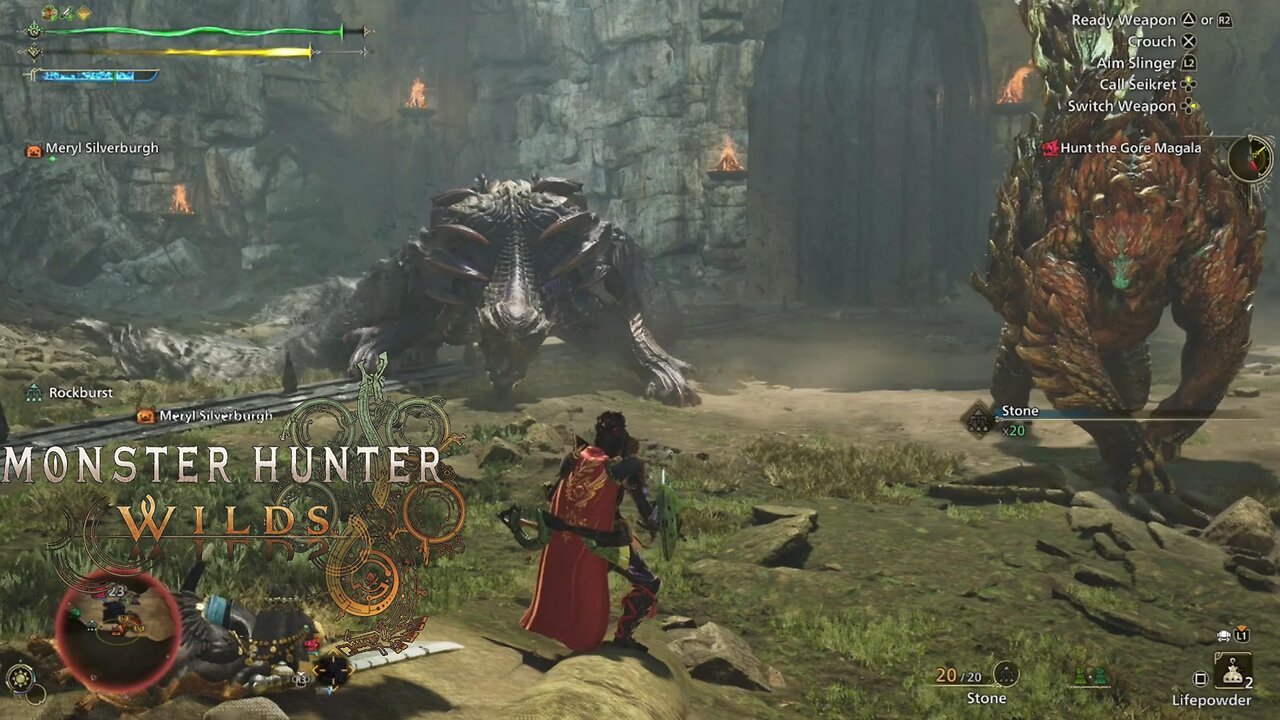 Monster Hunter Wilds Solo Gore Magala Arena Hunt Featuring Ajarakan ...