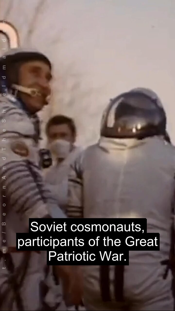 Soviet cosmonauts, participants of the Great Patriotic War
