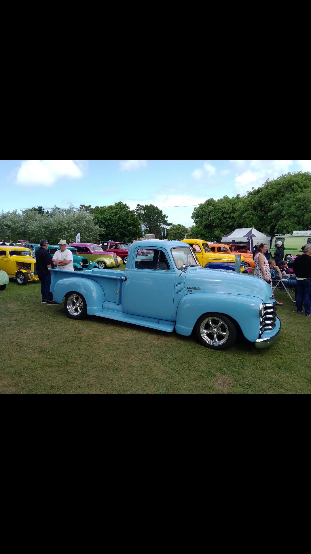 Hot Rods & Street Custom Cars at Meet in Cornwall England 'Stills'