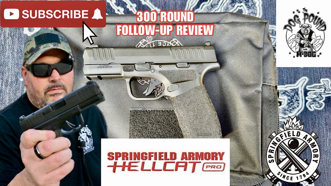 SPRINGFIELD ARMORY HELLCAT PRO 9MM 300 Round Review!