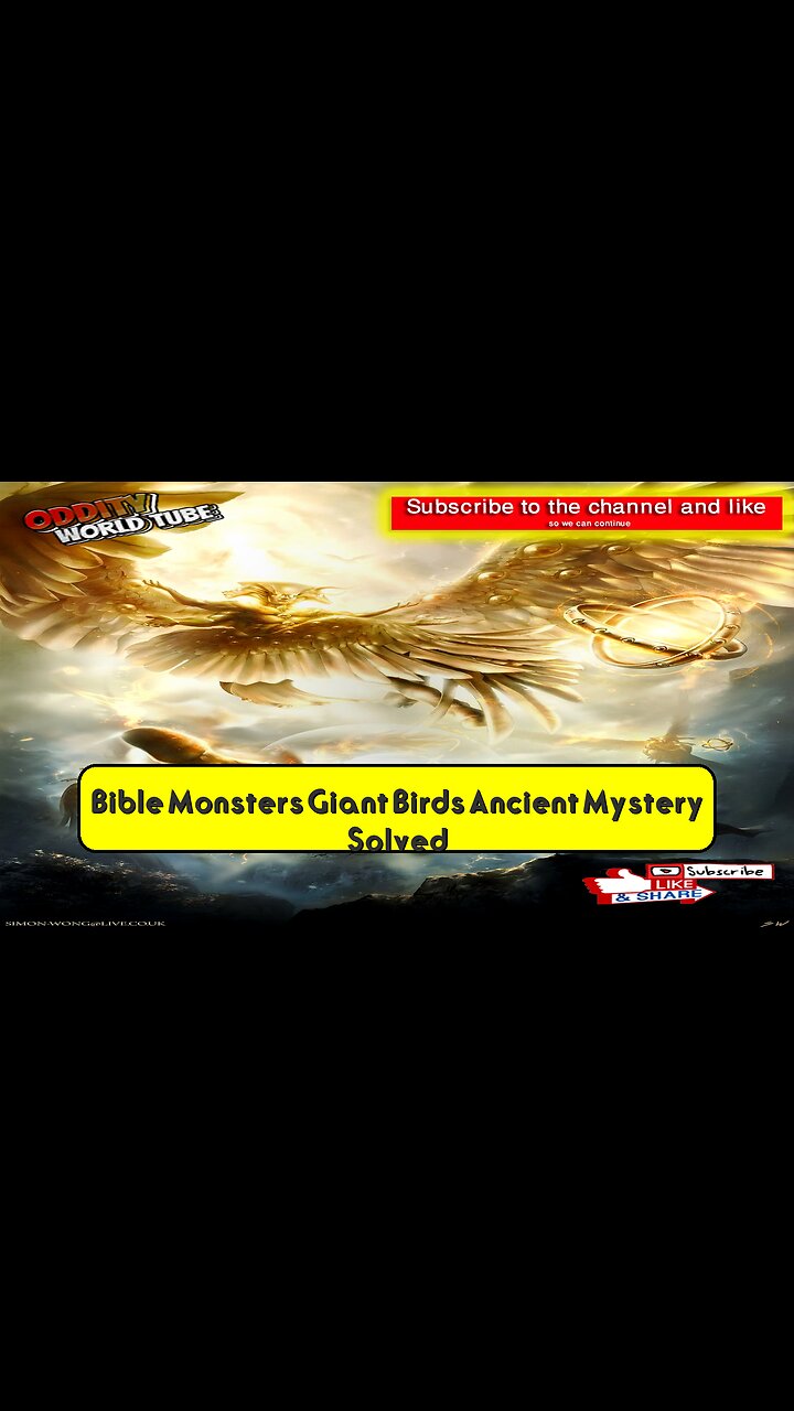 Bible Monsters: Giant Birds? Ancient Mystery Solved! #Bible #Mythology ...